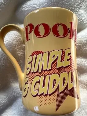Disney | Dining | Disney Yellow Winnie The Pooh Collectable Ceramic Mug ...